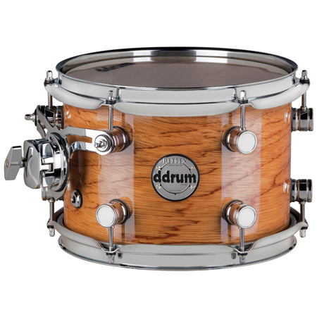 Ddrum Reflex Elite Series 7x8" Rack Tom Drum with Arm, Gloss Natural ...