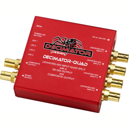 Decimator-Quad Miniature 3G/HD/SD-SDI Quad-Split with SD-SDI ...