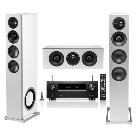 Definitive Technology Demand 3.0 Home Theater System, White with 7.2 ...