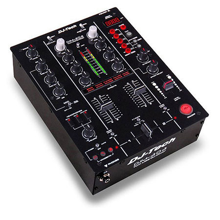DJ Tech Professional 2-Channel DJ Mixer, Black DJM303 - Adorama