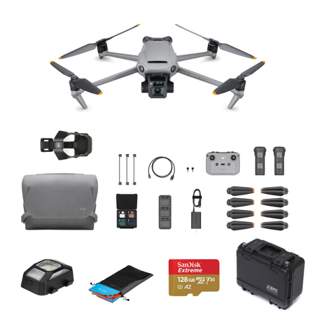 DJI Mavic 3 Drone Fly More Combo with Hard Case & Accessories Kit