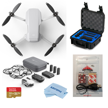 DJI Mavic Mini Fly More Combo - Bundle with 32GB MicroSDHC Card, Go ...