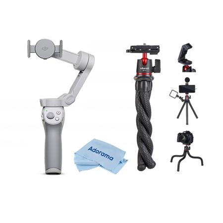 DJI OM 4 Handheld Smartphone Gimbal With Ulanzi MT-11 Octopus Tripod ...