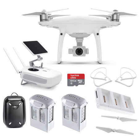 DJI Phantom 4 Pro+ Quadcopter Drone with 5.5" FHD Screen Remote With ...