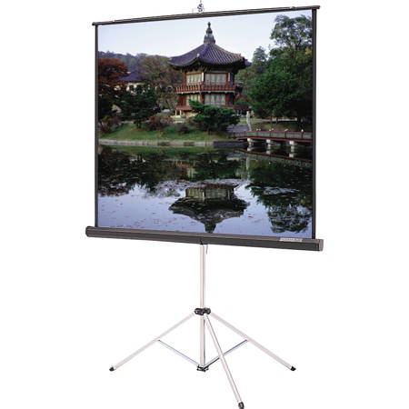 Da-Lite 70x70" Picture King Tripod Manual Front Projection Screen ...
