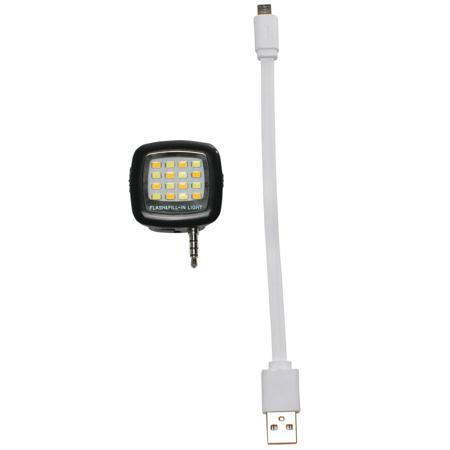 DLC Rechargeable LED Light for Smartphones - Adorama