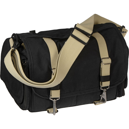 Domke Journalist Ledger RuggedWear Camera Bag, Black/Sand J-LEDGE-RB