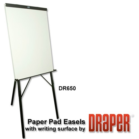 Draper DR650 Paper Pad Easel with Powdercoat Writing Surface - Adorama