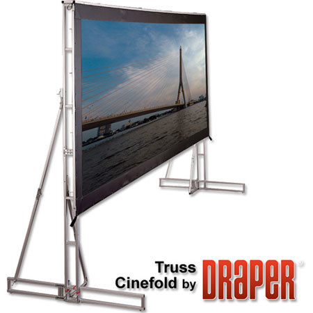Draper Truss-Style Cinefold Manual 11'3" x 20' Projection Screen