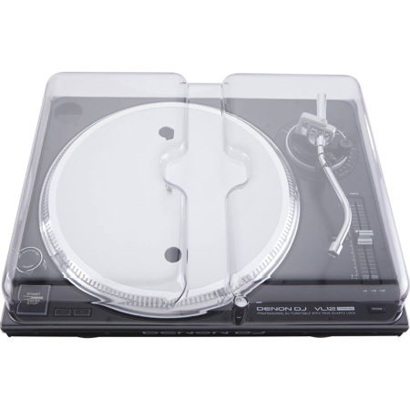 Decksaver Cover for Denon VL12 Prime & Stanton 150 Turntable, Smoked/Clear