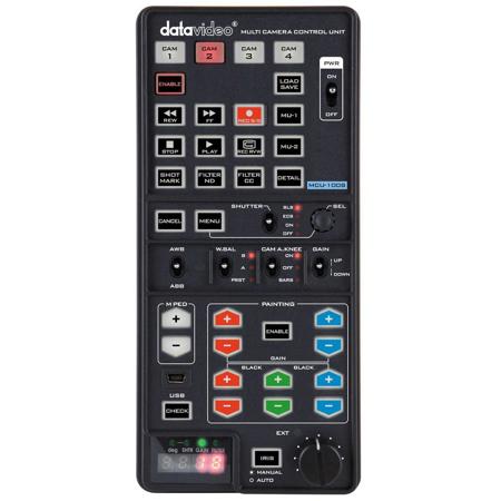 Datavideo MCU-100S Handheld Multi-Camera Control Unit for Up to 4 Sony ...