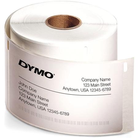 Dymo LabelWriter Large Address Labels, 1.4" x 3.5", 260 Labels/Roll ...