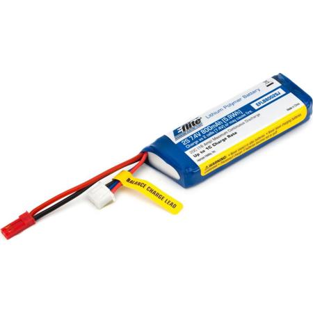 E-Flite Blade 7.4V 800mAh 2 Cell Li-Po Battery for Remote Control ...