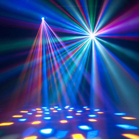 Eliminator LED Moon Beam High Output LED RGBWA 3W x5 Moonflower Lights ...