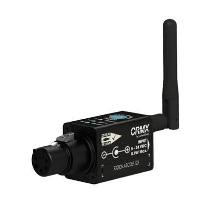 Exalux CONNECT RX200N-RP Wireless RDM/DMX Reverse Receiver Basic Kit CNT.002.002