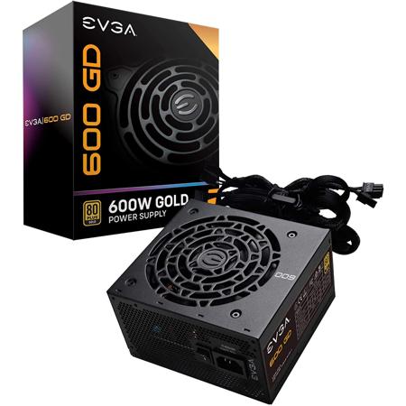 EVGA 600W GD Non-Modular Power Supply, 80 Plus Gold Efficiency 100-GD ...
