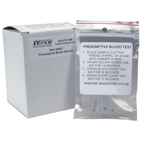 Evident Phenolphthalein Presumptive Blood Tests, 10 Pack - Adorama