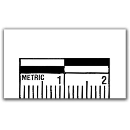 Evident 20mm Adhesive Scales, Pack of 250, White - Adorama