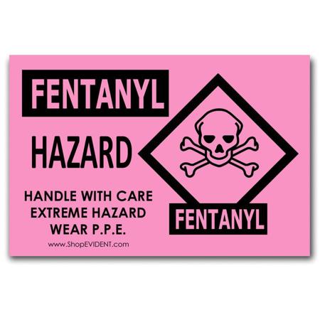 Evident Fentanyl Hazard Labels, 250 Pack - Adorama