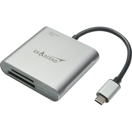 Exascend CFexpress Type B/SD Express USB 3.2 Gen 2 Card Reader