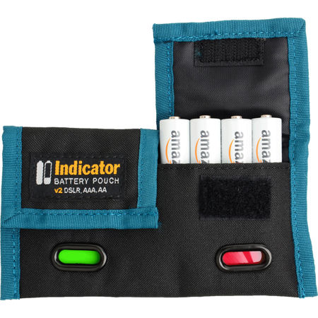 Rogue Indicator Battery Pouch V2, Black/Blue