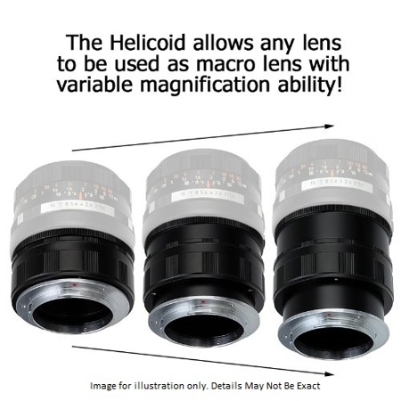 Fotodiox Vizelex Macro Focusing Helicoid for Nikon G Lens to Fujifilm X ...