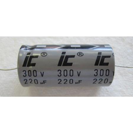 Fender Capacitor Aluminum Electrolytic Axial 220uF 285V+100%-10%,