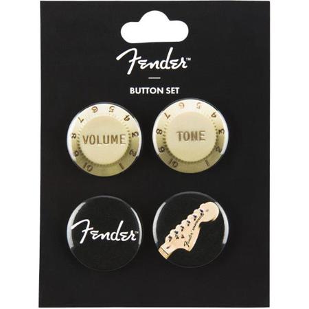 Fender Button Set, 4-Pack - Adorama