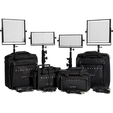 FloLight Microbeam 3000W LED 4 Flood Light Kit KITLED2X10N-2X5N-SOFT-DF