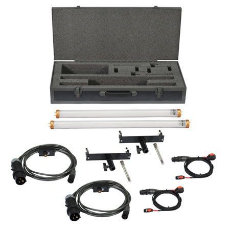 Film Gear LED Flo-Box Single 2' Twin Kit, Includes 2 LED Flo 2' T12 ...