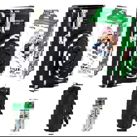 Fujifilm Instax Mini 40 Instant Film Camera, 20 Pack Instax Mini Films ...