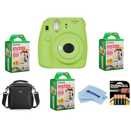 Fujifilm Instax Mini 9 Camera, Lime Green - Bundle With 3x instax mini ...