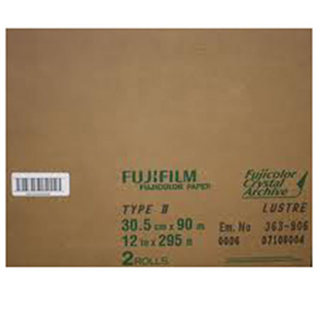 Fujifilm Fujicolor Crystal Archive Type II Paper, 12"x295' Roll, Luster