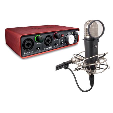 Focusrite Scarlett 2i2 2-Input/2-Output Portable USB Audio Interface ...