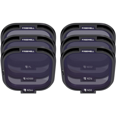 Freewell 4K Series Roolcage Edition All-Day Filter Kit with ND8, ND16 ...