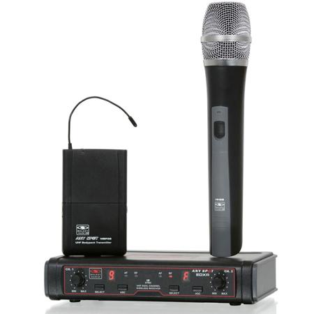 Galaxy Audio EDX Wireless Mic System, HH38, MBP38 & HS13-UBK Mic, D ...