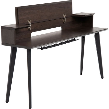 Gator Cases Elite Series 88-Note Keyboard Desk, Dark Walnut Brown GFW ...