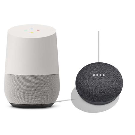 Google Home And Home Mini Black Bundle - Adorama