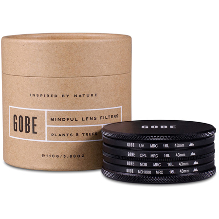 Gobe The Essentials 2Peak 43mm Japan Optics 16-Layer MRC Filter Kit