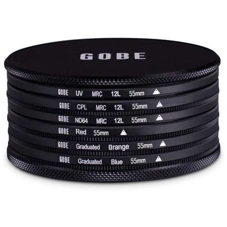 Gobe The Basics 1Peak 55mm Japan Optics 12-Layer MRC 6-Piece Filter Kit ...