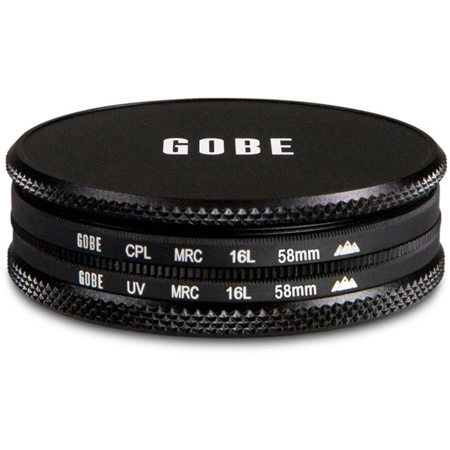 Gobe The Duet 3Peak 58mm SCHOTT B270 Optics 16-Layer MRC UV and CPL ...