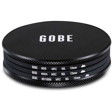 Gobe 2Peak 72mm 16-Layer ND Stopper Filter Kit, Includes ND8/ND64 ...