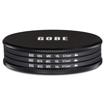 Gobe 67mm 16-Layer MRC Neutral Density Filter Kit, Includes ND4 0.6 (2 ...