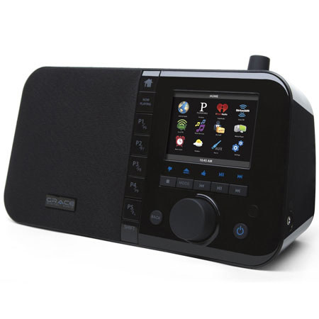 Grace Digital IRC6000 Mondo Wi-Fi Music Player & Internet Radio, Black