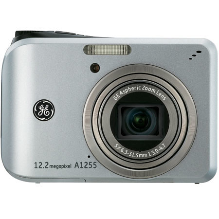 General Electric A1255 Digital Camera, 12.2 MP, Silver - Adorama