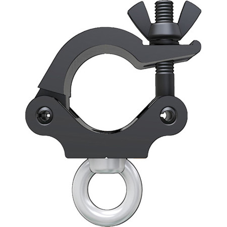 USED Global Truss Powder Coat Heavy Duty Clamp with Eyebolt, Black