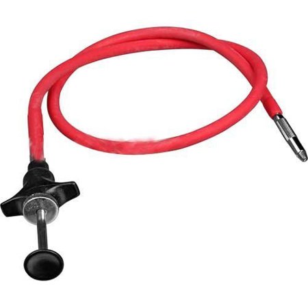 Gepe Pro Release 20" PVC Covered Cable with Zeiss Disc-Lock, Red