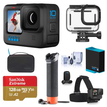 GoPro HERO10 Black with Protective Housing, Adventure Kit and Accessories