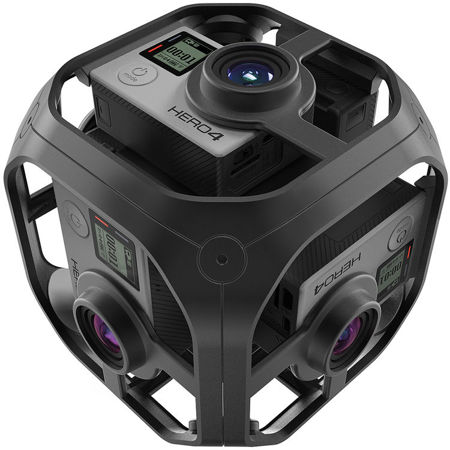 GoPro Omni Spherical Rig with 6 HERO4 Cameras (All Inclusive) MHDHX-006