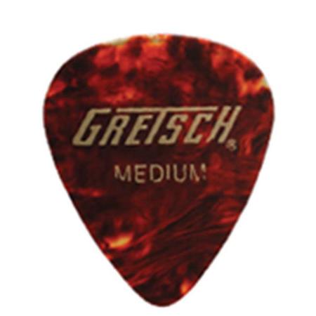 Gretsch 351 Shape Celluloid Guitar Picks, Medium, 50 Piece, Shell